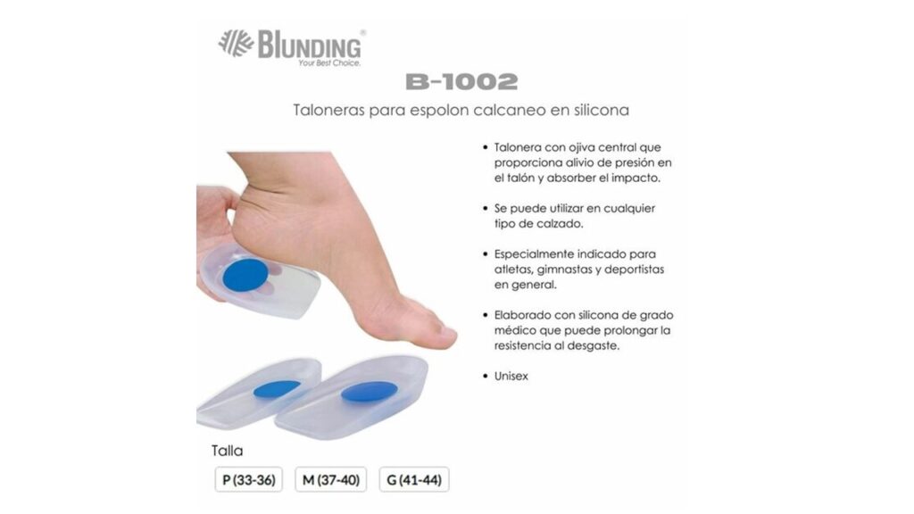 TALONERAS PARA ESPOLON CALCANEO EN SILICONA BLUNDING – insumosvalma
